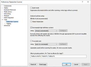 Foobar2000:Preferences:ReplayGain Scanner - Hydrogenaudio Knowledgebase