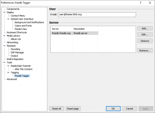 Foobar2000:Preferences:Tools:Tagging:freedb Tagger - Hydrogenaudio Knowledgebase